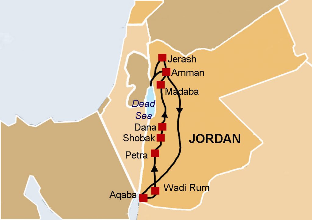 Byroads | The Kingdom of Jordan – 8 Days – Oct19